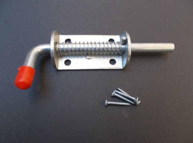 Spring Loaded Gate Bolt – Ironmongery Express [UK]